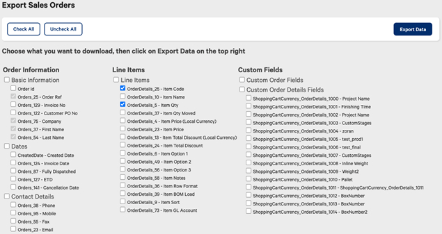 Export sales orders – Cin7 Omni Help Center