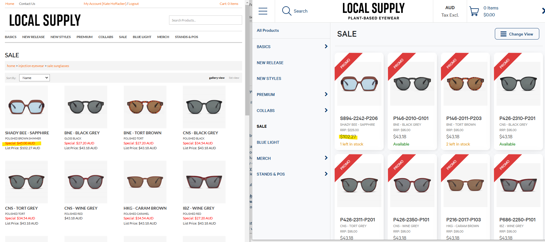 B2B Promo Matrix - show sale price on category view and listing – Cin7 ...